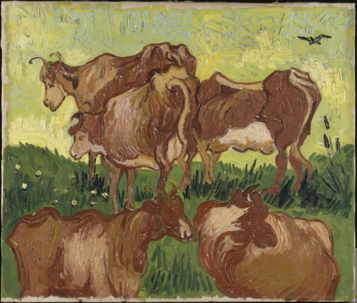 Copies de Maitres | Les vaches, d'après Jacob Jordaens et Van Ryssel